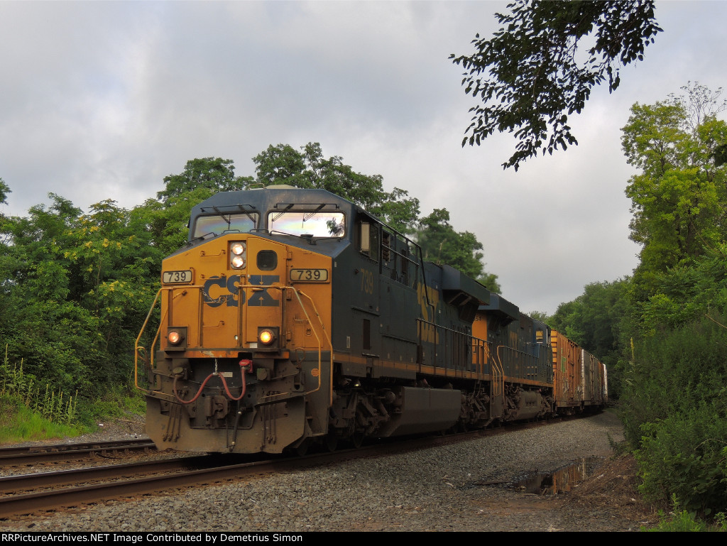 CSX Q140 Orange Juice Train